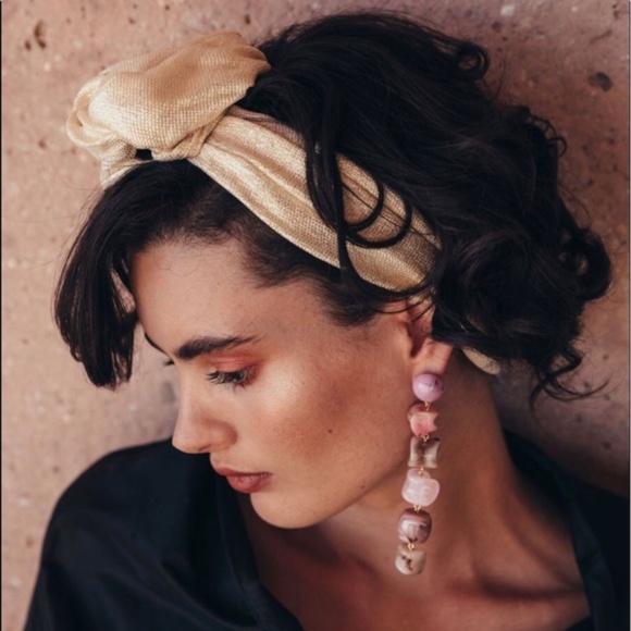 cult gaia | Jewelry | Cult Gaia Acrylic Stones Pink Multi Leo Earings ...